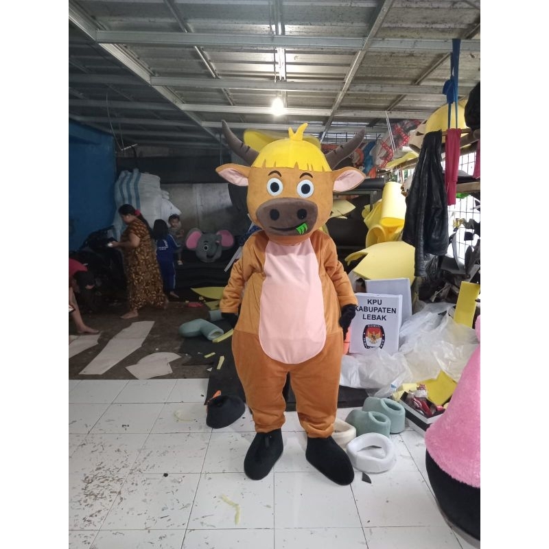 Jual Kostum badut sapi coklat | Shopee Indonesia