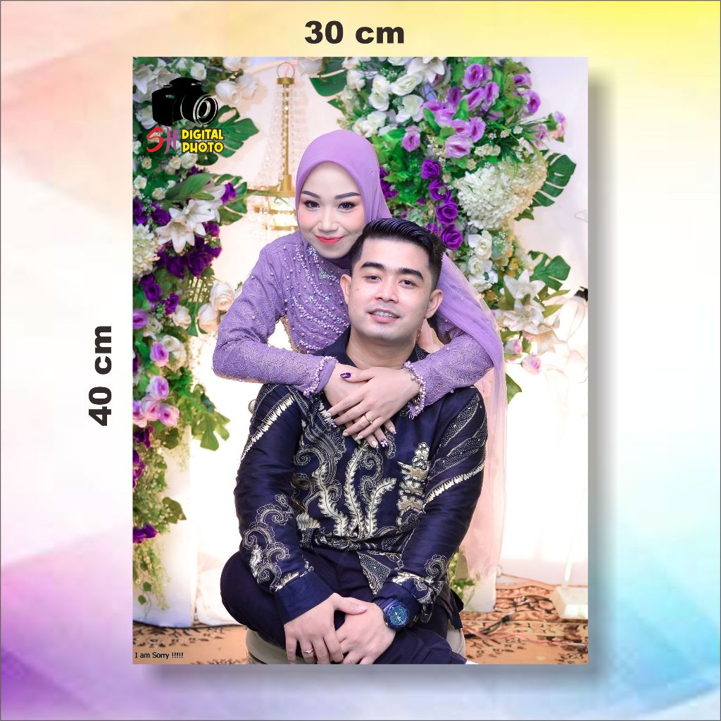 Jual Cetak Foto 20R (30x40) plus bingkai MDF | Shopee Indonesia