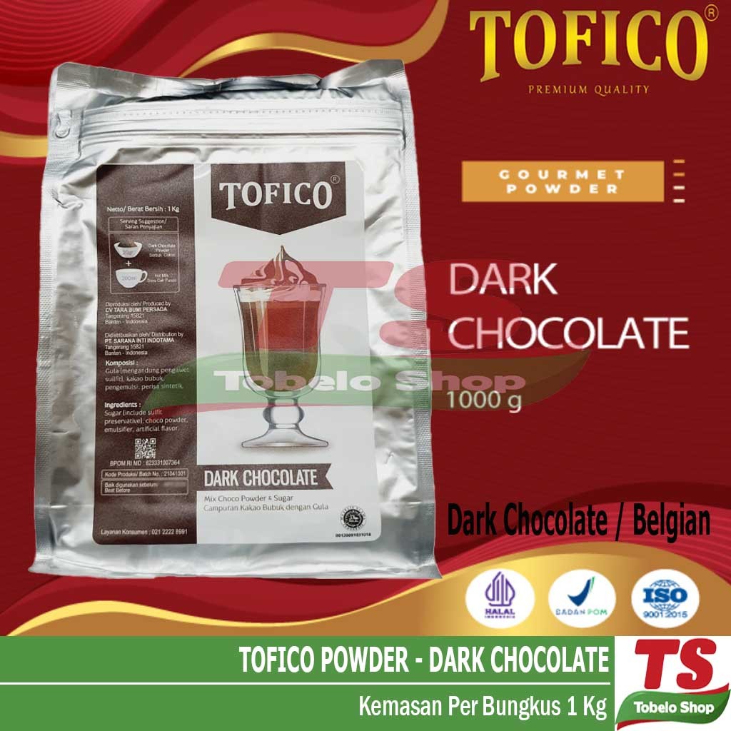 Jual TOFICO DARK CHOCOLATE POWDER / TOFICO POWDER DARK CHOCOLATE ...