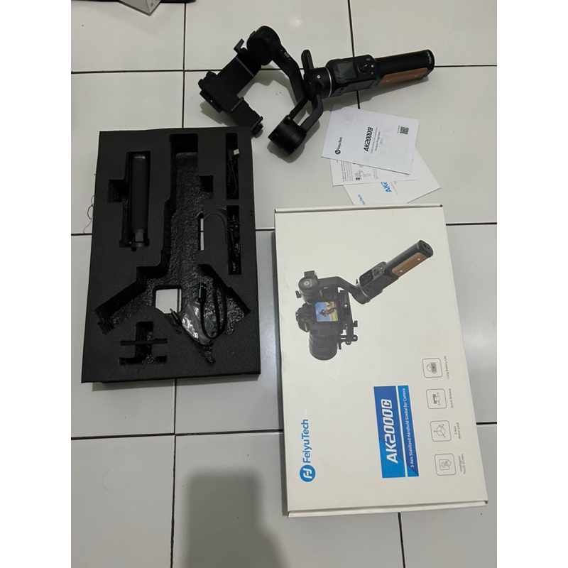 Jual GIMBAL FEIYUTECH AK 2000c 3-Axis & Touchscren AK2000c FULLSET SIAP ...