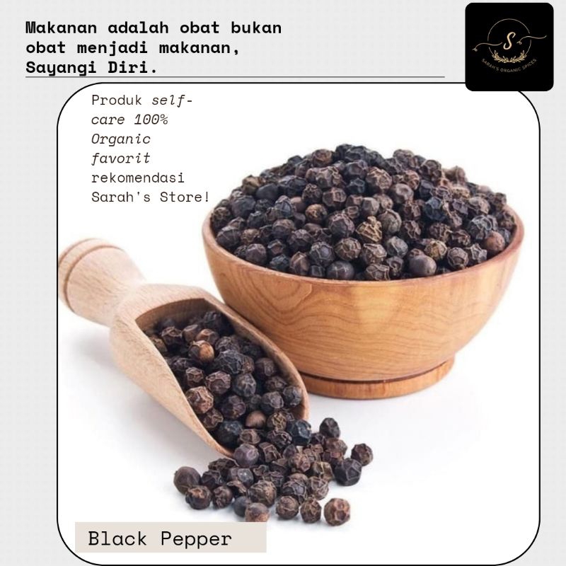 Jual BLACK PEPPER / LADA HITAM / MERICA HITAM | Shopee Indonesia