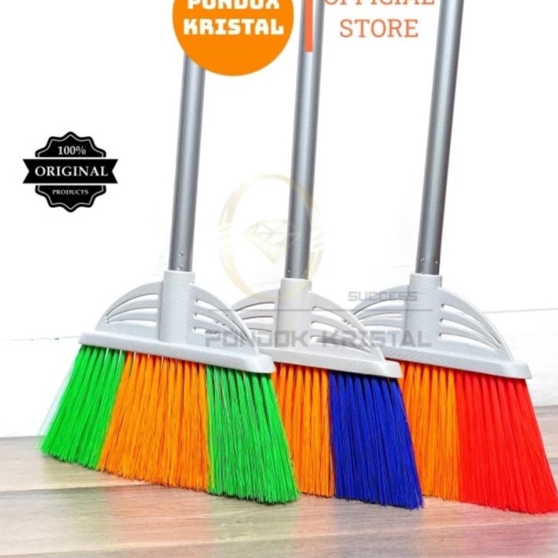 Jual Boom Sapu Plastik Nilon Hawaii Alaska Sapu Plastik Warna Gagang ...