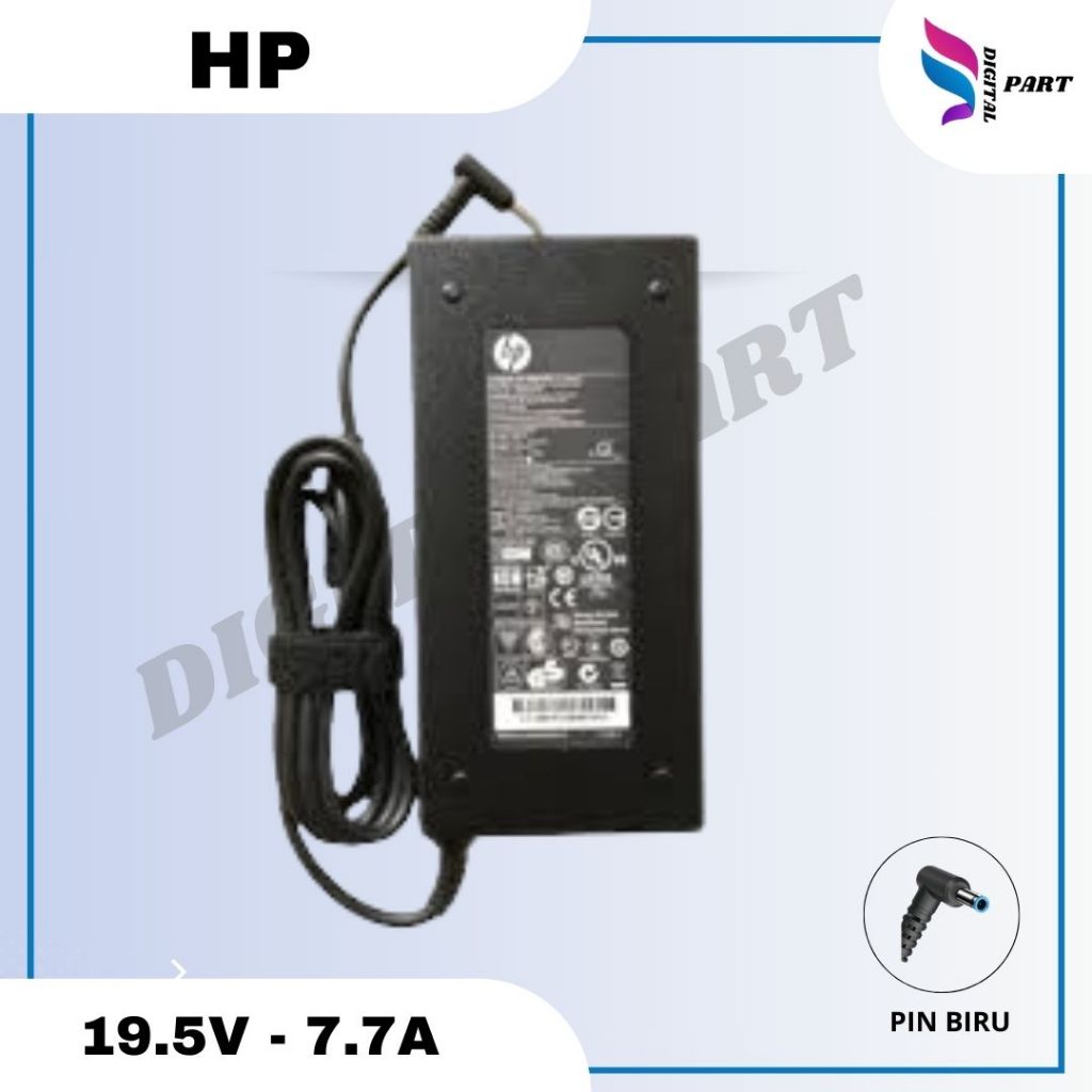 Jual Adaptor Charger Laptop HP OMEN 15 TPN-Q194 Q193 TPN-Q173 TPN-DA03 - 150W SLIM | Shopee ...