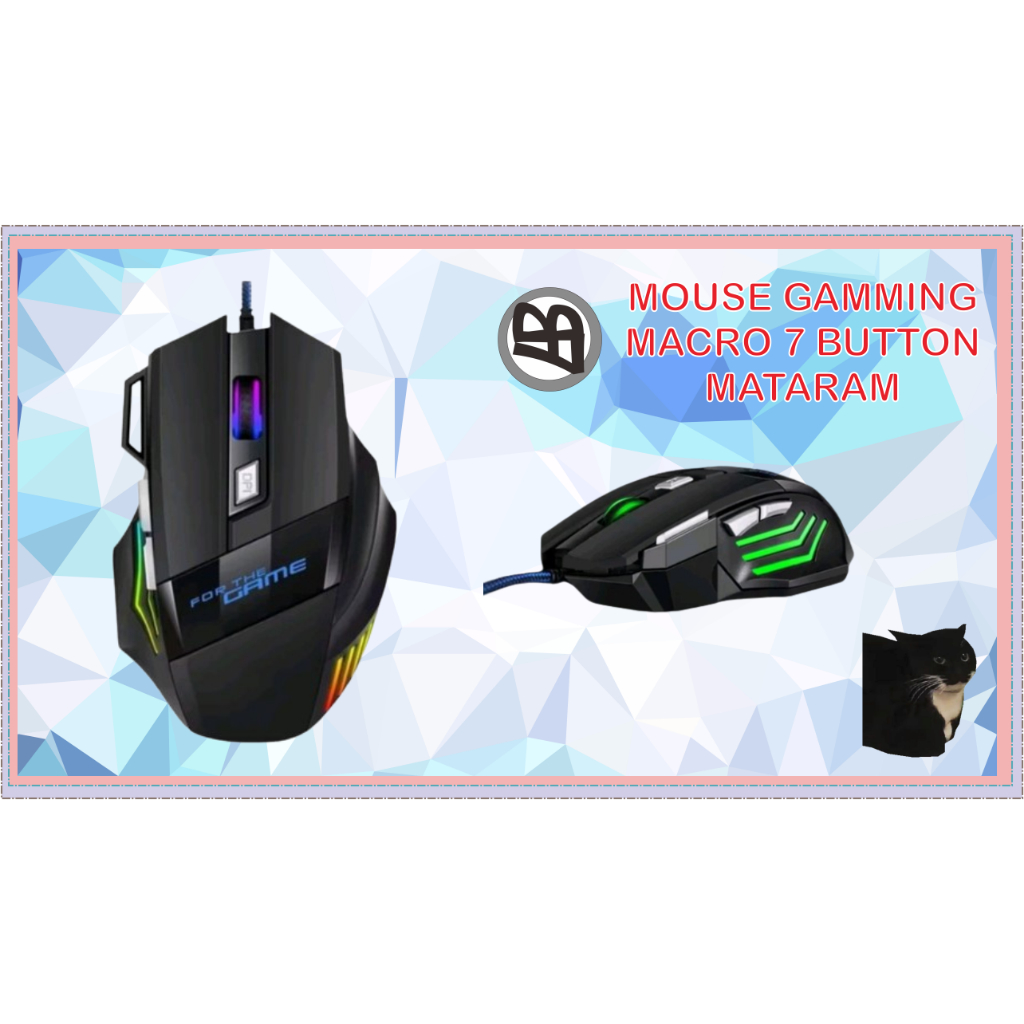 Jual Mouse Macro GAMING 7 Button Mataram | Shopee Indonesia