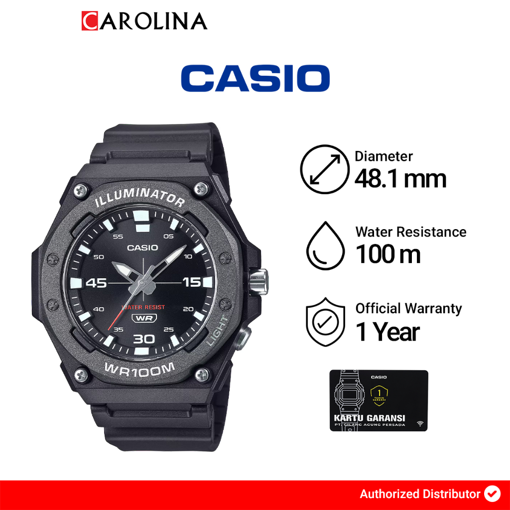 Jual Jam Tangan Pria Casio Standard MW-620H-1A Analog Dial Black Resin ...