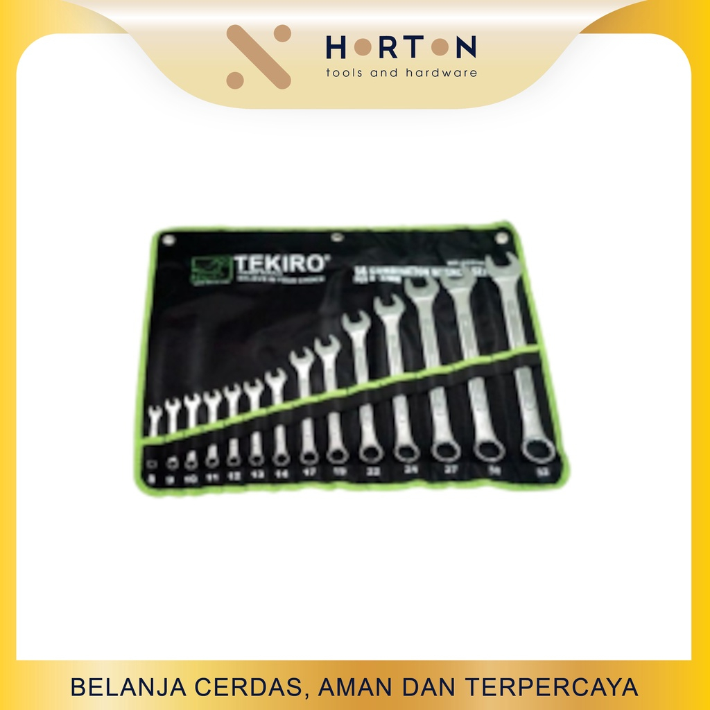 Jual TEKIRO Kunci Ring Pas Set 8 - 32 mm / Ring Pass Kombinasi 14 Pcs ...