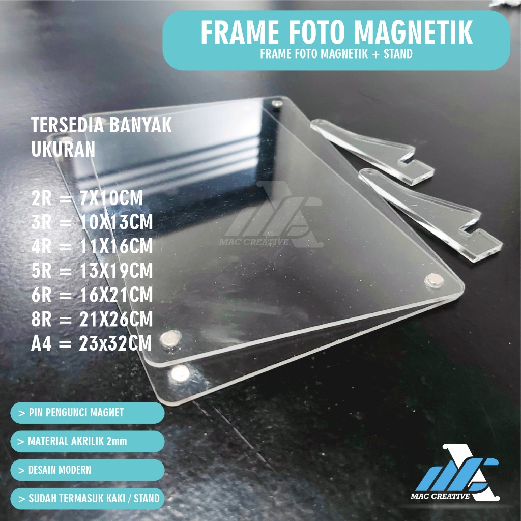 Jual FRAME FOTO AKRILIK MAGNET SEMUA UKURAN, FRAME PHOTO AKRILIK MAGNET ...