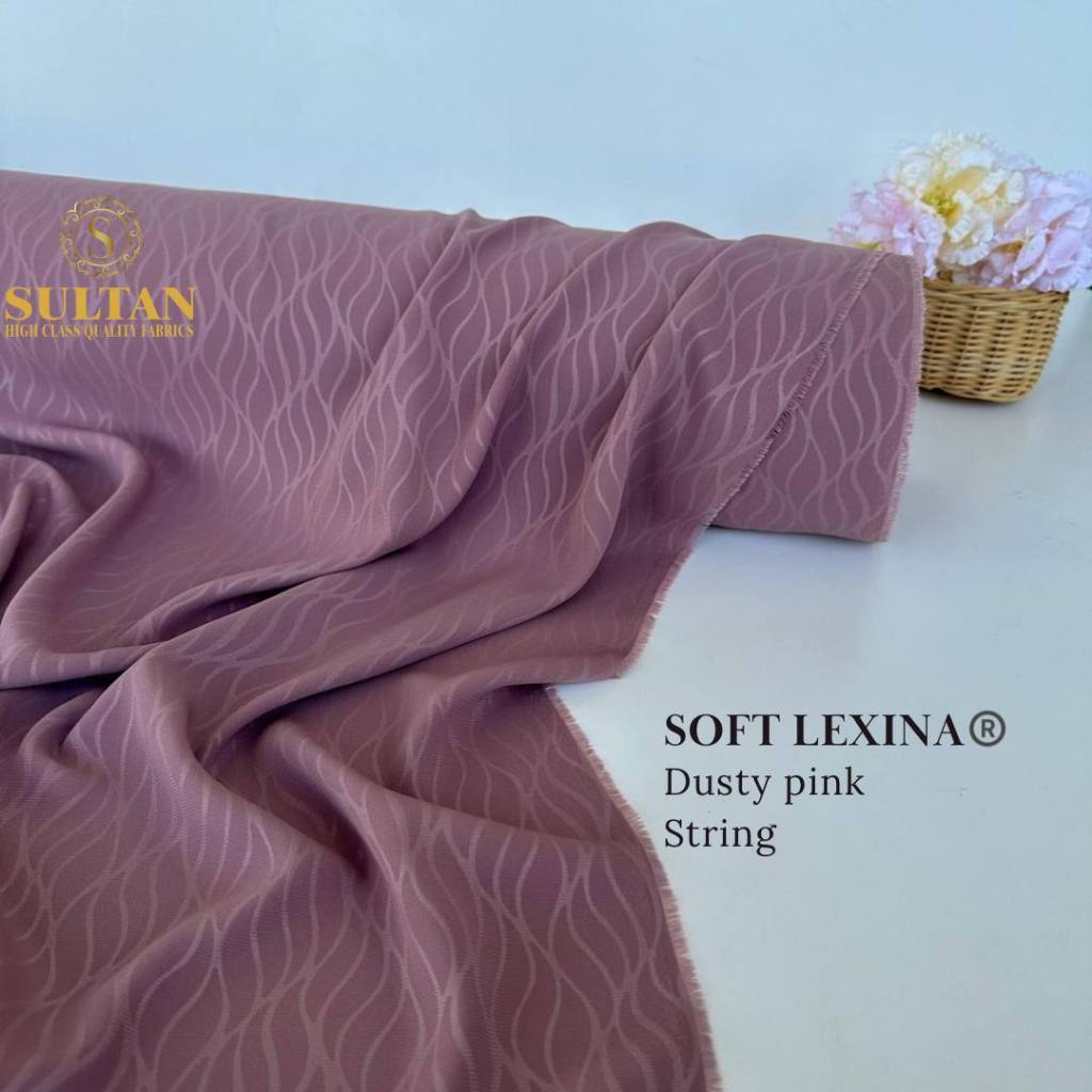 Jual KAIN SOFTLEXINA SULTAN EMBOSS STRING 50cm | Shopee Indonesia