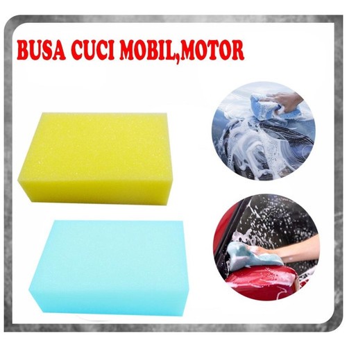 Jual BUSA JUMBO CUCI MOBIL MOTOR AKUARIUM SPONGE 10 CM FOAM WASH TEBAL ...