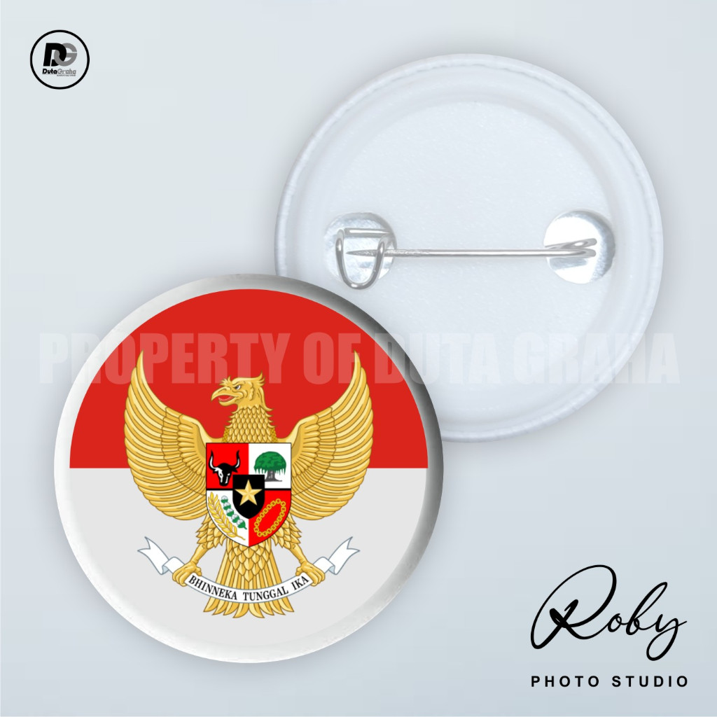 Jual [PIN PRESS] GARUDA PANCASILA MERAH PUTIH Pin Bros Aksesoris ...