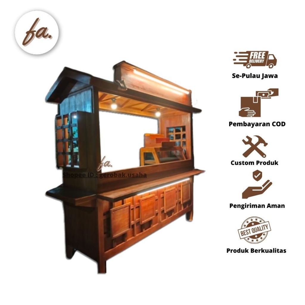 Jual Booth Jepang Custom Lampu / Gerobak Takoyaki | Shopee Indonesia