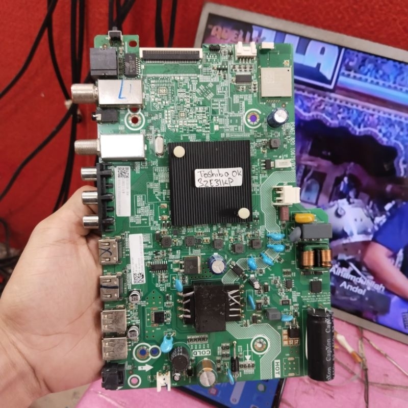 Jual mb tv toshiba 32E31KP mainboard motherboard modul mesin tv led | Shopee Indonesia