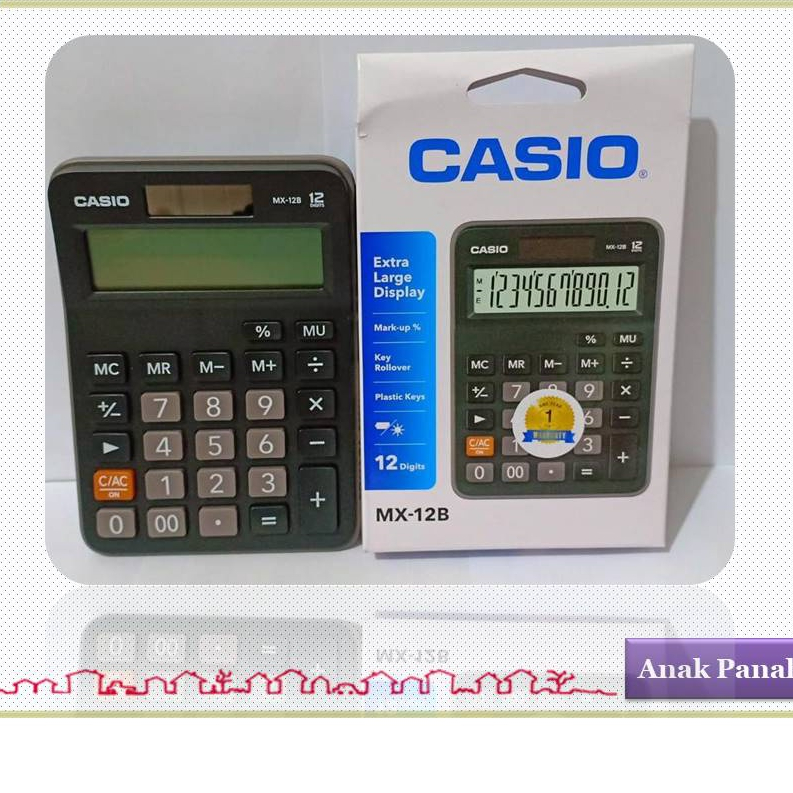 Jual Kalkulator 12 Digit merk Casio MX 12B | Shopee Indonesia