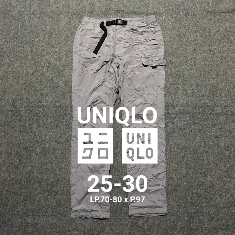 Jual UNIQLO CARGO OUTDOO ABU - ABU | Shopee Indonesia