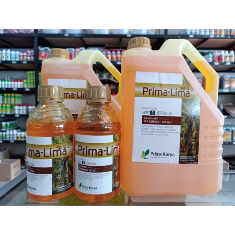 Jual PRIMA-LIMA RACUN RUMPUT PALING AMPUH DENGAN KEMASAN 1 LITER 555/sl ...