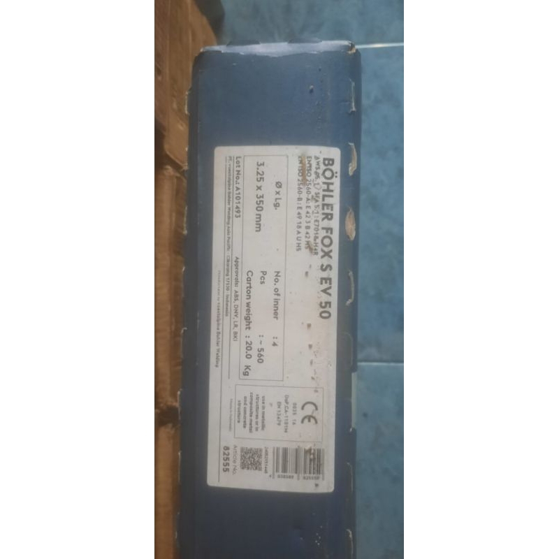Jual KAWAT LAS BOHLER FOX S EV 50 Size, 3.2MM E7018-H4R | Shopee Indonesia