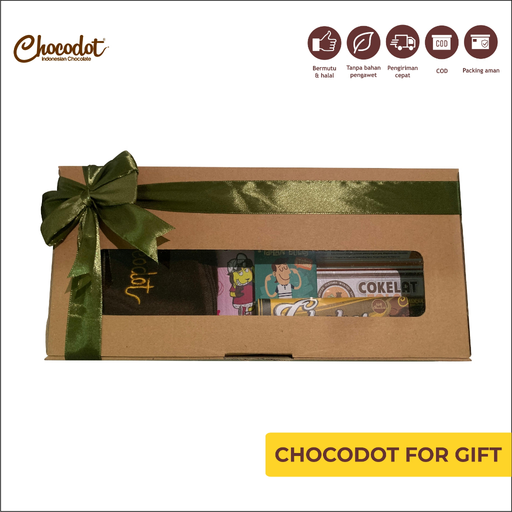 Jual Coklat Chocodot For Gift - Hampers Coklat - Gift Coklat | Shopee ...