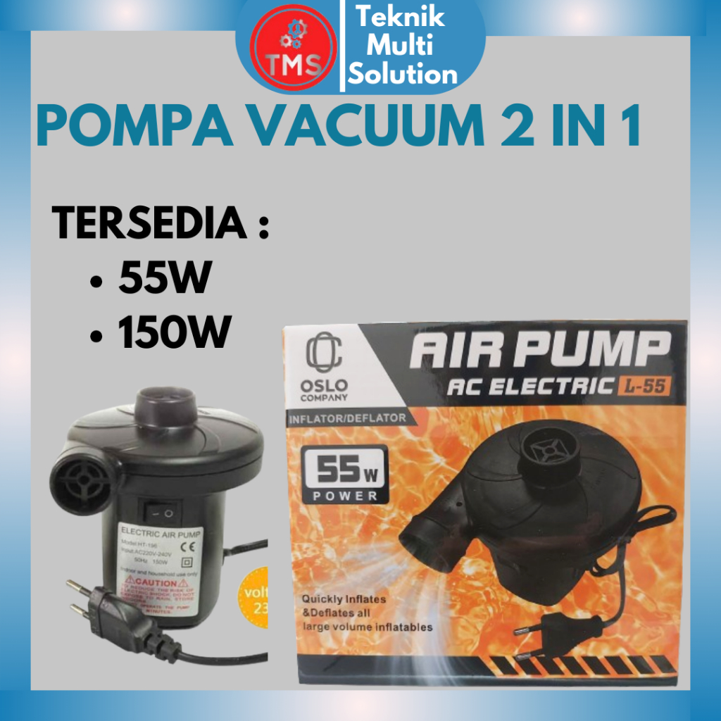 Jual OSLO COMPANY - POMPA ANGIN & VACUUM ELECTRIC 2 in 1 SOFABED AIRBED POMPA BALON POMPA KOLAM ...