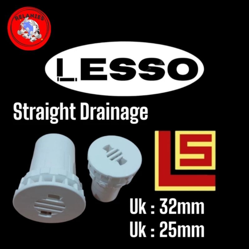 Jual lesso straight drainage || bottom drain pipa pipe U-Pvc by 3 pawns ...