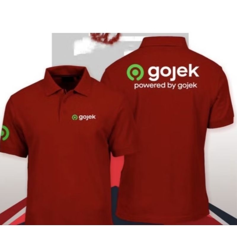 Jual KAOS POLO DRIVER OJOL GOJEK/XXL XL L M | Shopee Indonesia