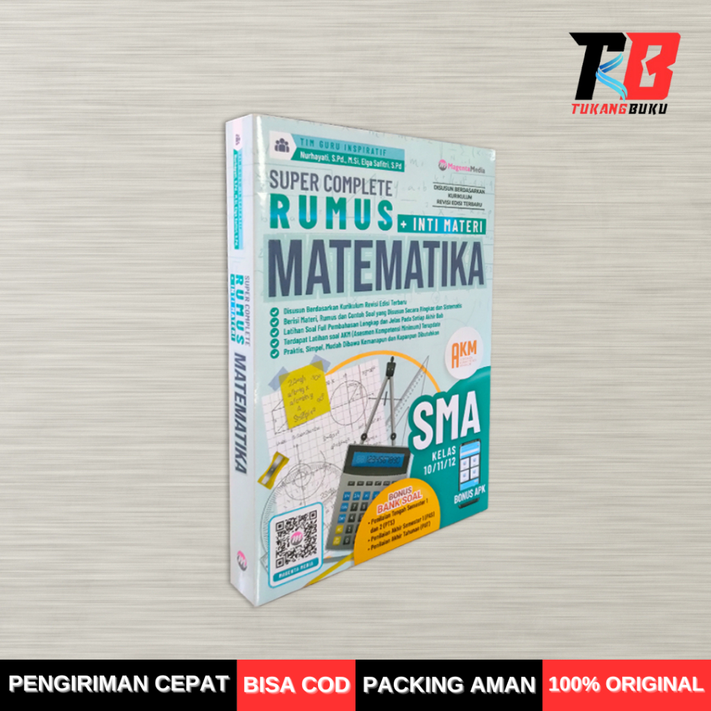 Jual BUKU PELAJARAN SMA - SUPER COMPLETE RUMUS MATEMATIKA SMA/MA KELAS ...