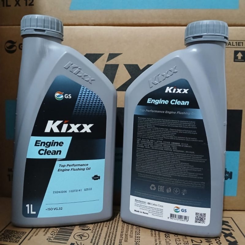 Jual KIXX Engine Clean GS CALTEX Engine Flushing Oil 1 L | Shopee Indonesia