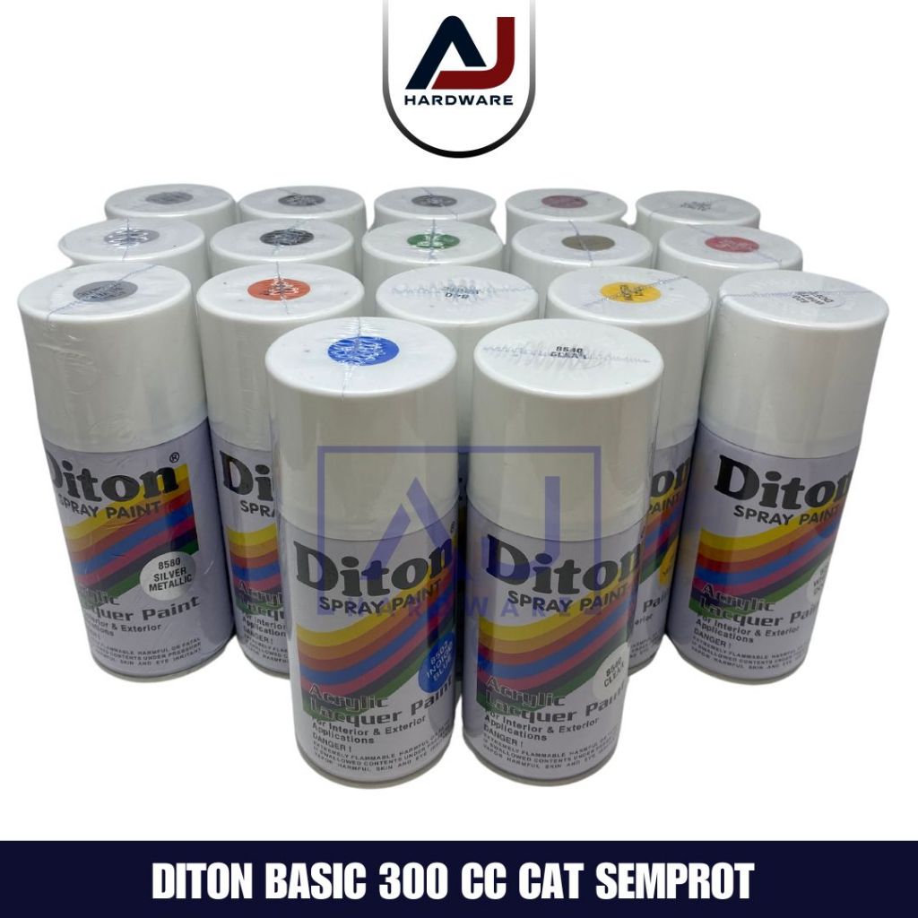 Jual Pilox Diton 300Cc Cat Semprot Diton Pylox Pilok 300 Cc Spray Paint Warna Standart Cat ...