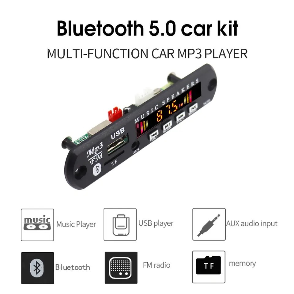 Jual MODUL MP3 BLUETOOTH PLUS FM RADIO / KIT MODUL MP3 BT KIT MP3 KIT ...