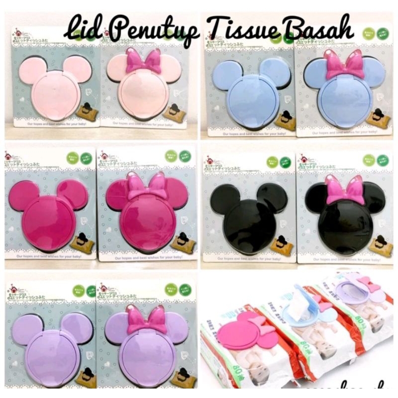 Jual Penutup lid tissue Mickey dan Minnie Mouse BISA DIPAKAI BERULANG ...