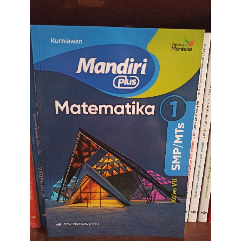 Jual BUKU MANDIRI PLUS MATEMATIKA KELAS 1 7 VII SMP ERLANGGA KURIKULUM MERDEKA | Shopee Indonesia