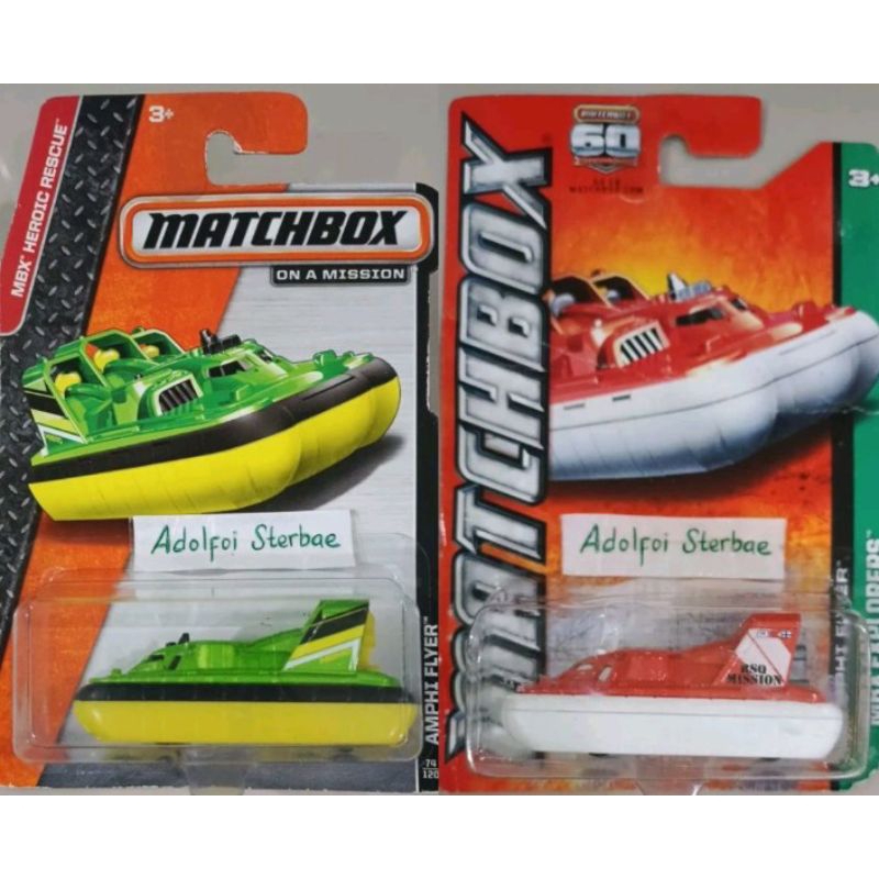 Jual matchbox amphi flyer mbx heroic rescue boat kapal amphiflyer mbx ...