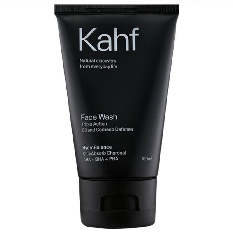 Jual Kahf Triple Action Oil & Comedo Face Wash 100mL | Shopee Indonesia