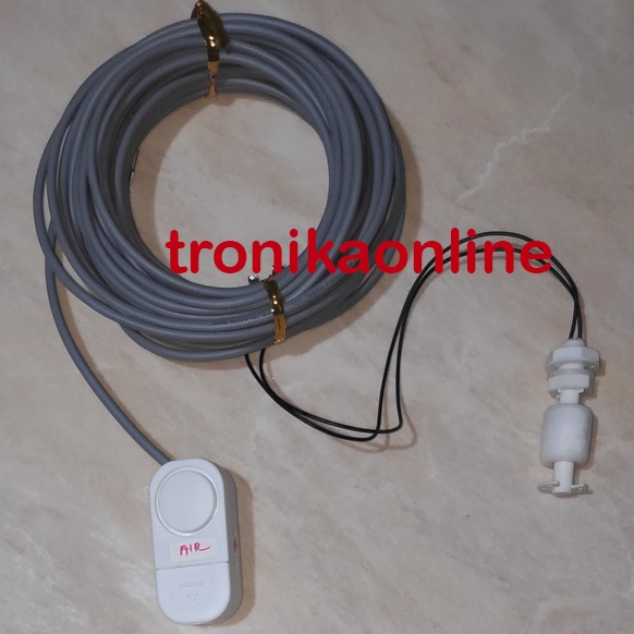 Jual Alarm Air Penuh Habis Water Level Sensor Alarm Banjir Bak Mandi ...