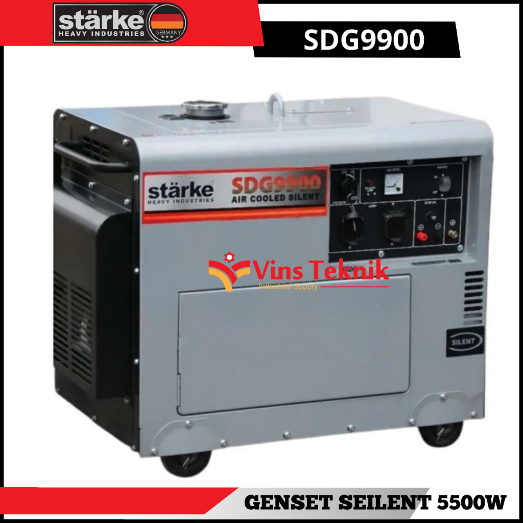 Jual Mesin Genset Silent Solar Power Generator 5500W STARKE SDG9900 SDG ...