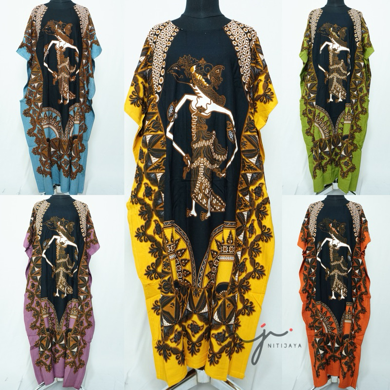 Jual [Wayang Series] Casual Home Dress Daster Kelelawar Lowo motif ...