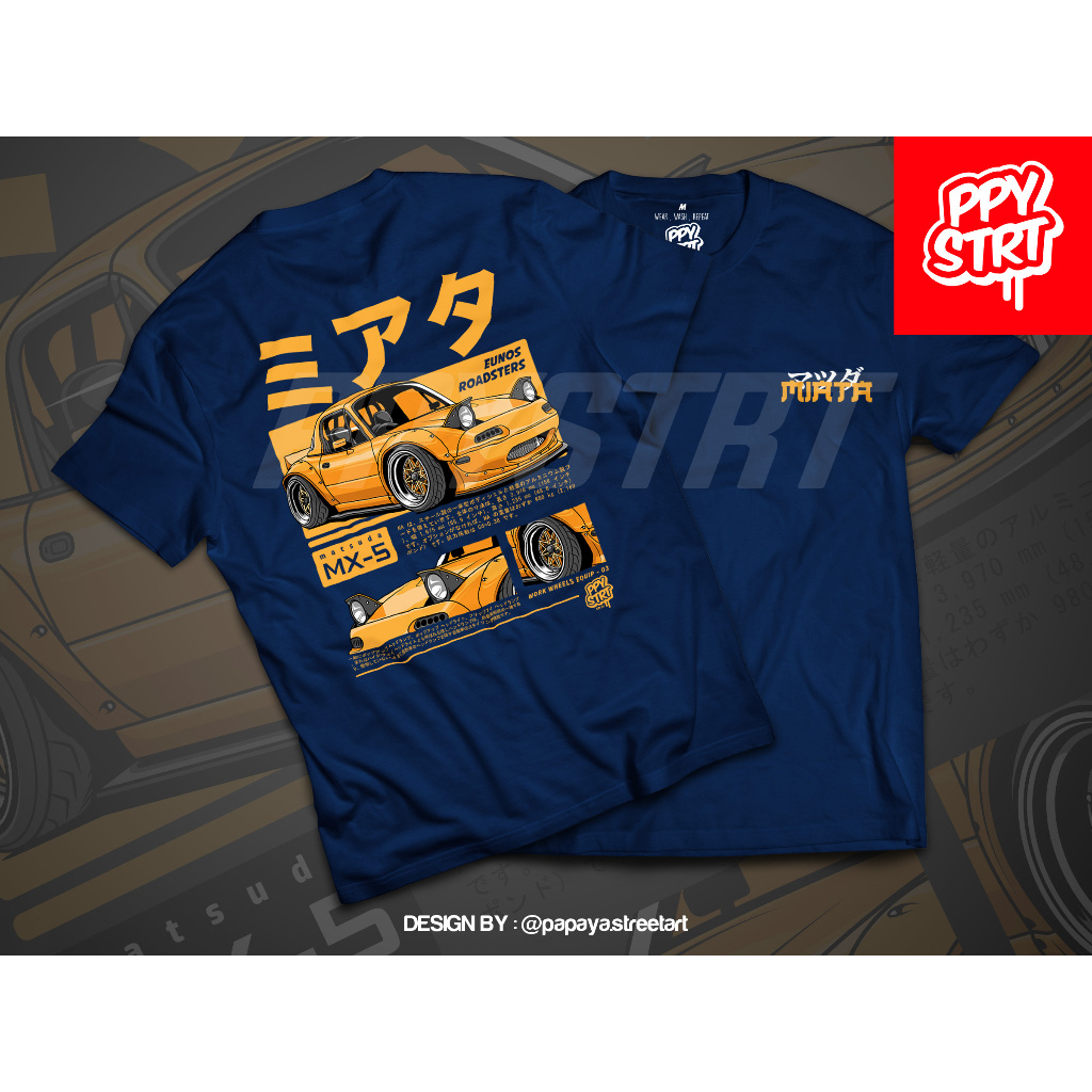 Jual MAZDA MIATA MX5 NA CHIBI STYLE - PAPAYA STREETART | Shopee Indonesia