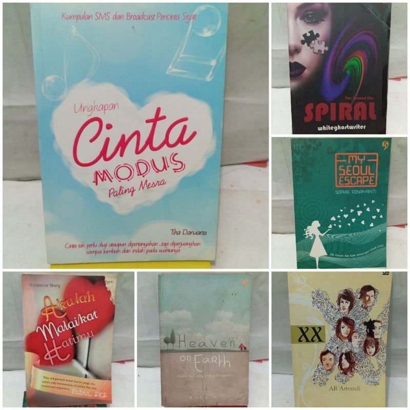 Jual NOVELHIDDEN / HEAVEN ON FARTH / MY SOUL ESCAPE/ THE SECOND LIFE ...