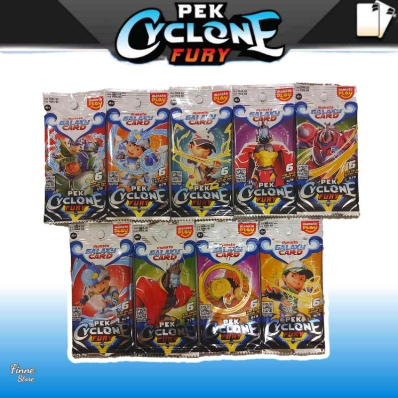 Jual Monsta Galaxy Card - Pek Cyclone Fury (Set) | Shopee Indonesia
