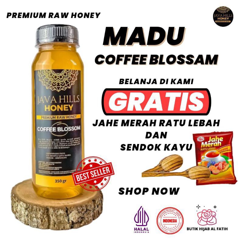 Jual Madu Asli Murni Java Hills Honey Coffee Blossom Mengobati Batuk ...
