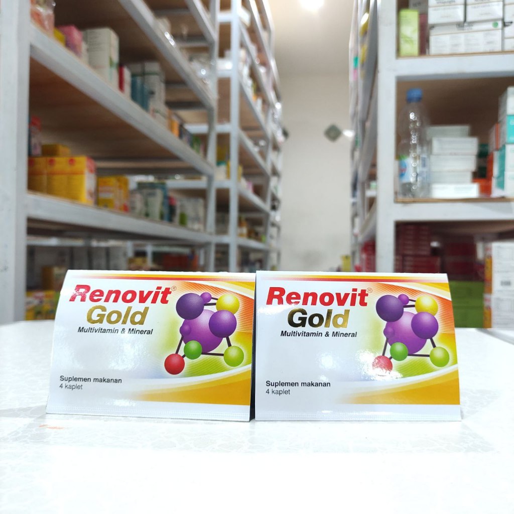 Jual Renovit | Renovit Gold Obat Suplemen Multivitamin & Mineral Untuk ...