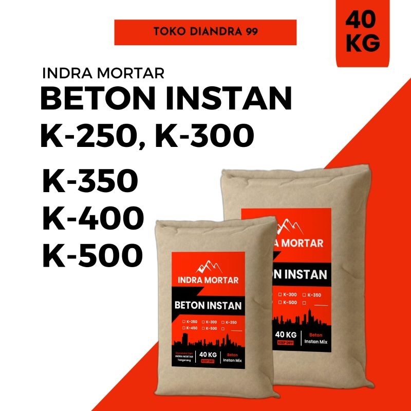 Jual Semen Instan Mortar | Beton Instan | K-250, K-300, K-350, K-400, K-500| Indra Mortar ...