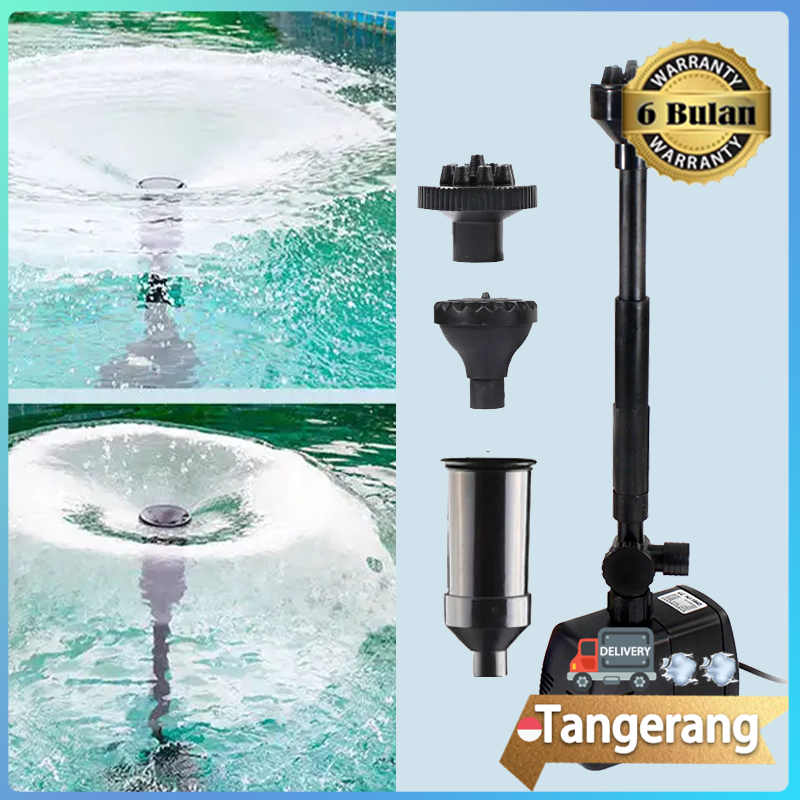 Jual Pompa Air Mancur Kolam Koi Kabel 7 Meter Air Terjun Kolam Ikan Koi ...