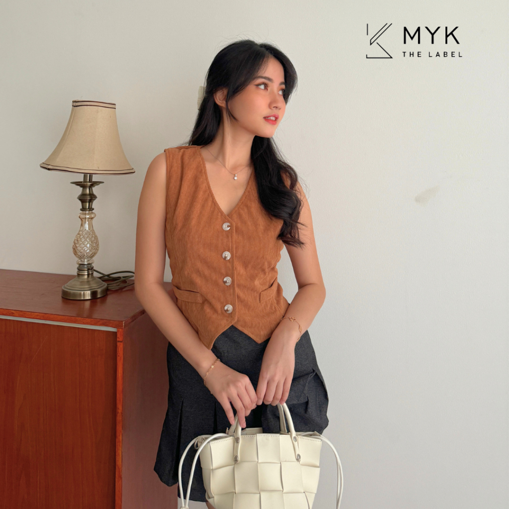 Jual MYK.TheLabel Giorgio Corduroy Vest - Atasan Vest Outer Corduroy Premium Wanita | Shopee ...