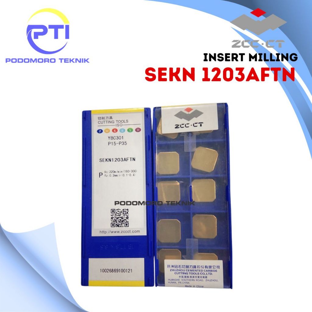 Jual Insert SEKN 1203AFTN Zcc-ct - Insert SEKN 1203AFTN Zcc-ct | Shopee Indonesia