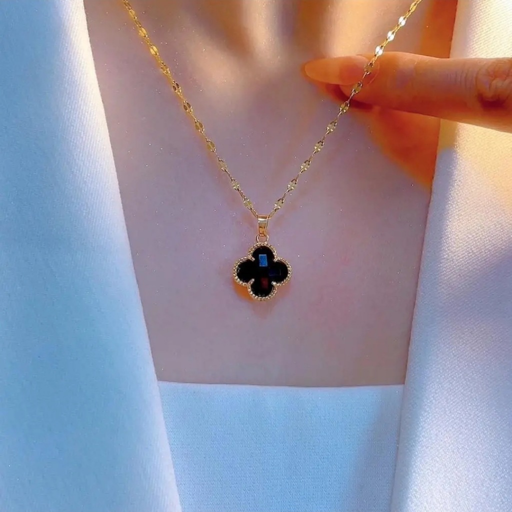 Jual Defen Jewelry - Kalung Titanium Wanita Anti Luntur Perhiasan ...