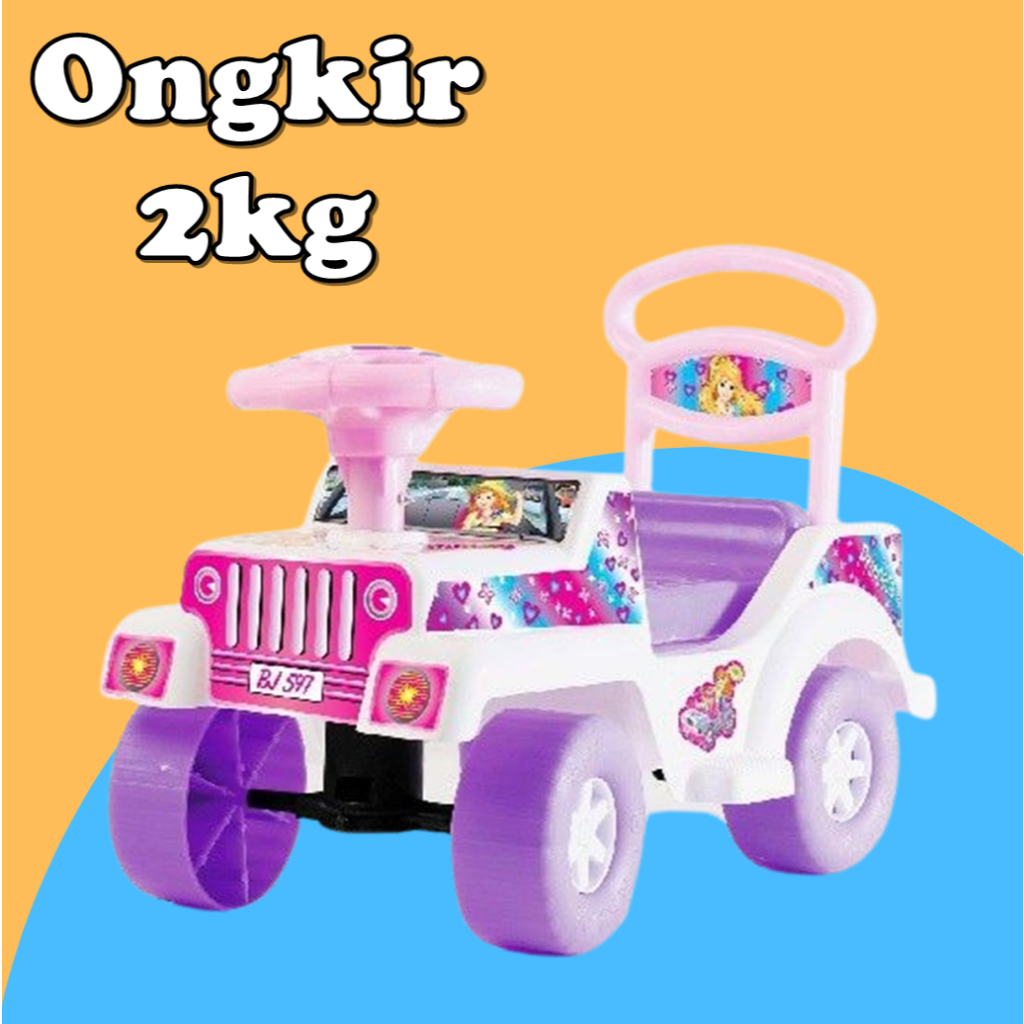 Jual MAINAN ANAK MOBIL DORONG PRINCESS MUSIC BJ 597 SHP TOYS | Shopee ...