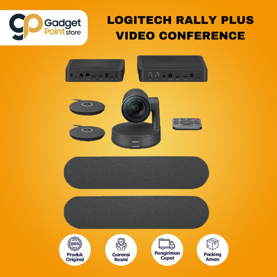 Jual Logitech Rally Plus Ultra-HD Video Conference - Garansi Resmi 2 ...