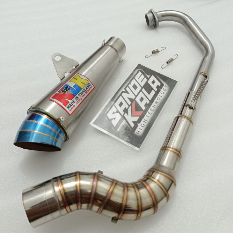 Jual knalpot racing ekzos yamaha lc 135 LC135 FULL SYSTEM TERBAIK ...