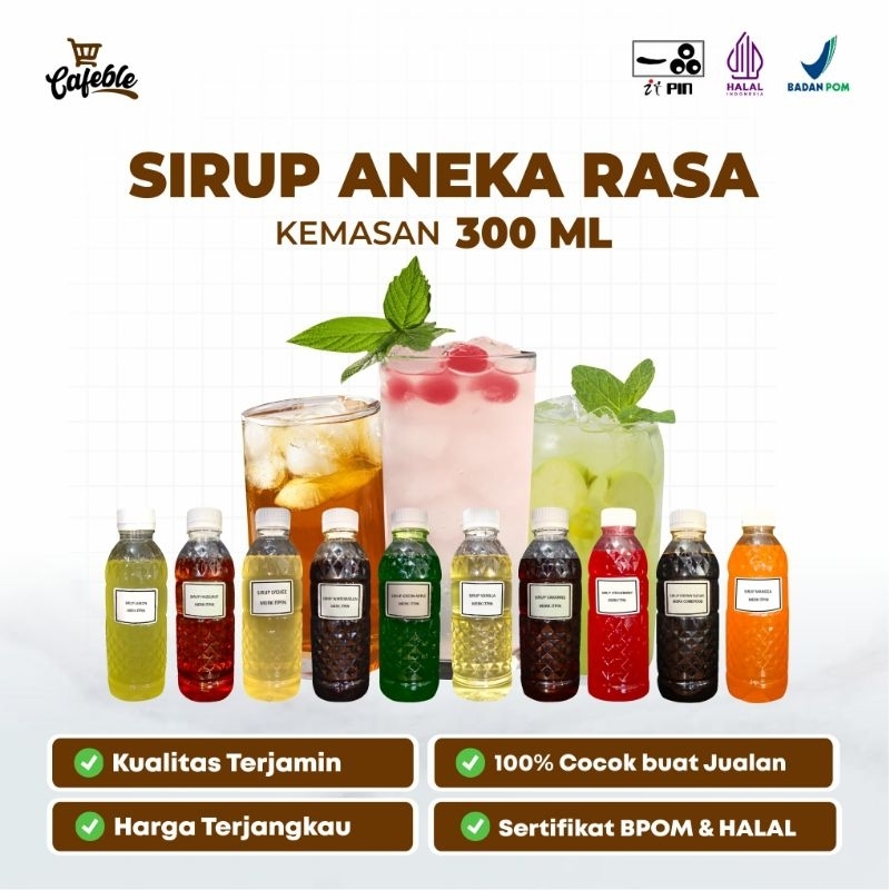 Jual Sirup ITPIN Aneka Rasa Kemasan Repack 300ml | Shopee Indonesia