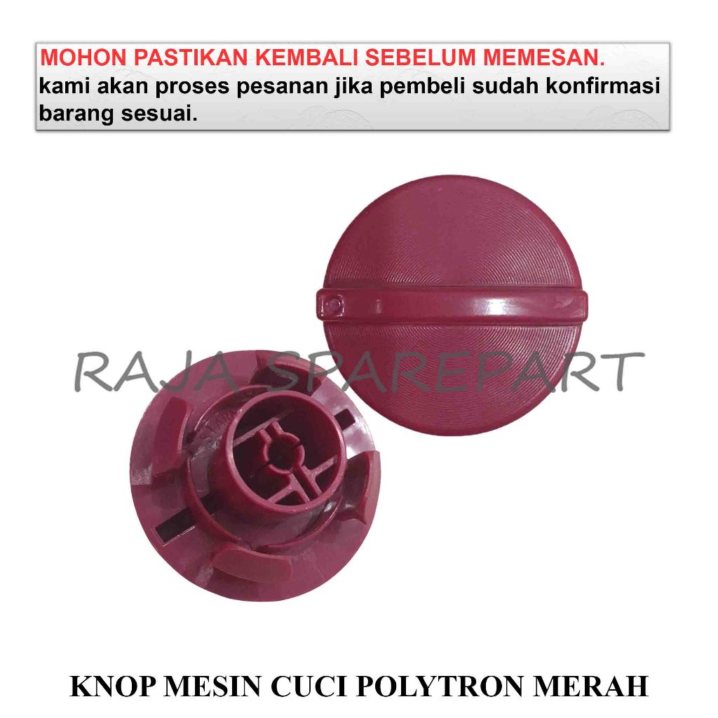 Jual KMPM KNOP PUTARAN MESIN CUCI/KNOP MESIN CUCI POLYTRON MERAH ...
